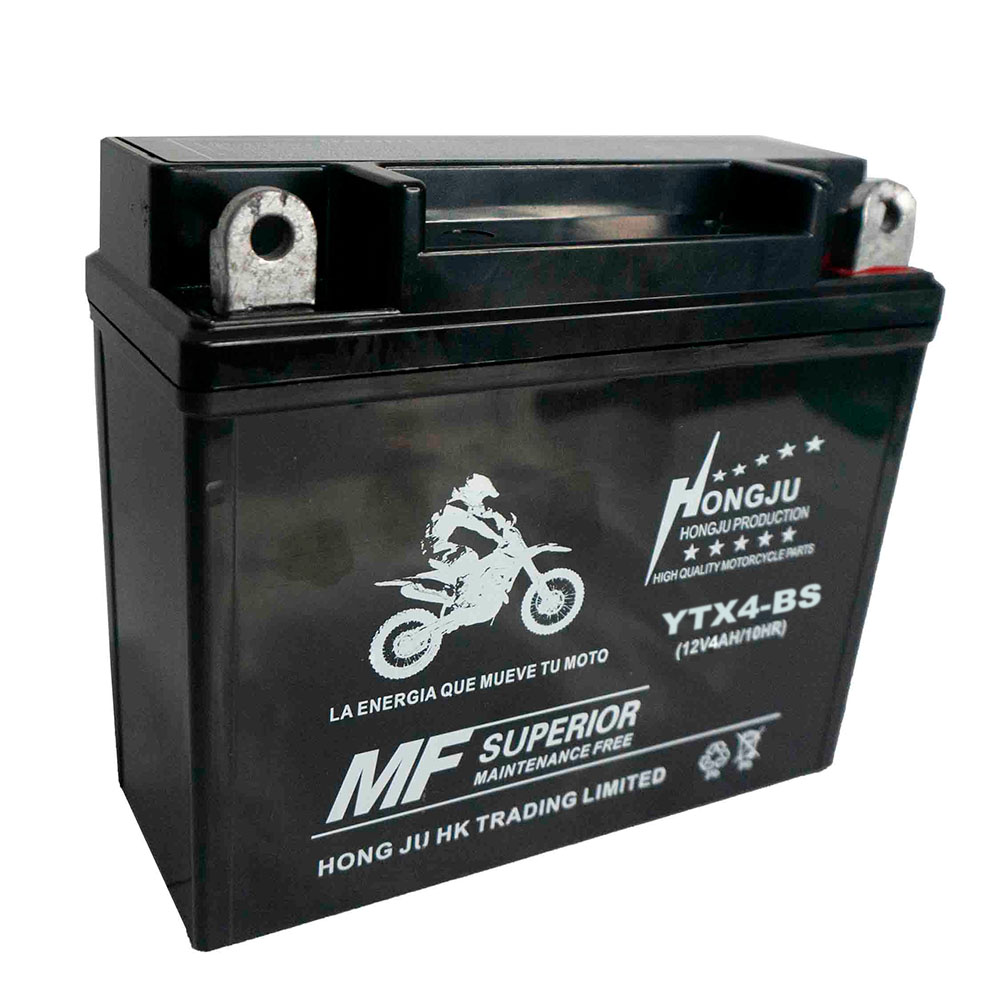 HONGJU - BATERIA SECA NEGRA YTX4L-BS